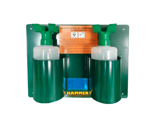 Botella Lavaojos con Soporte 2000 ml - Max Service